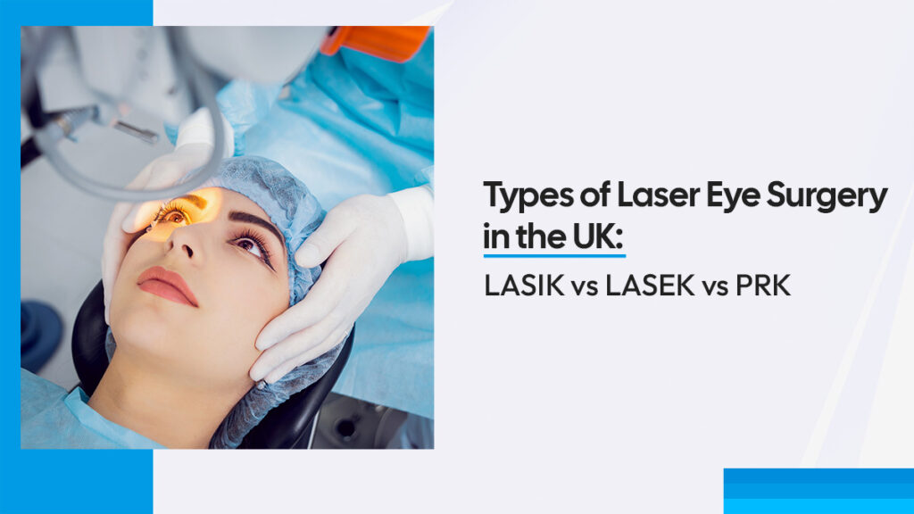 Types of Laser Eye Surgery in the UK | LASIK, LASEK & PRK